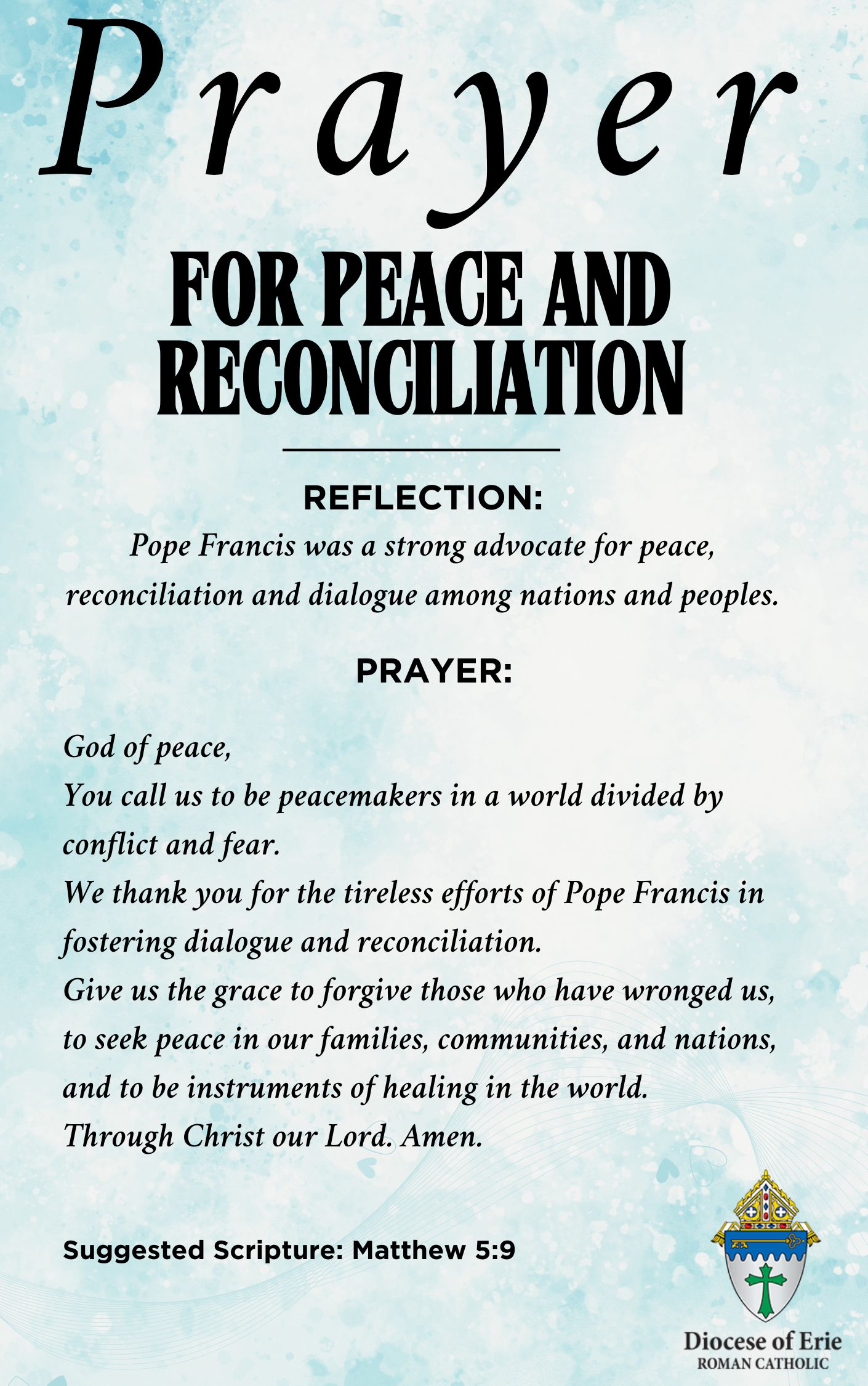 The Roman Catholic Diocese of Erie, Pa.